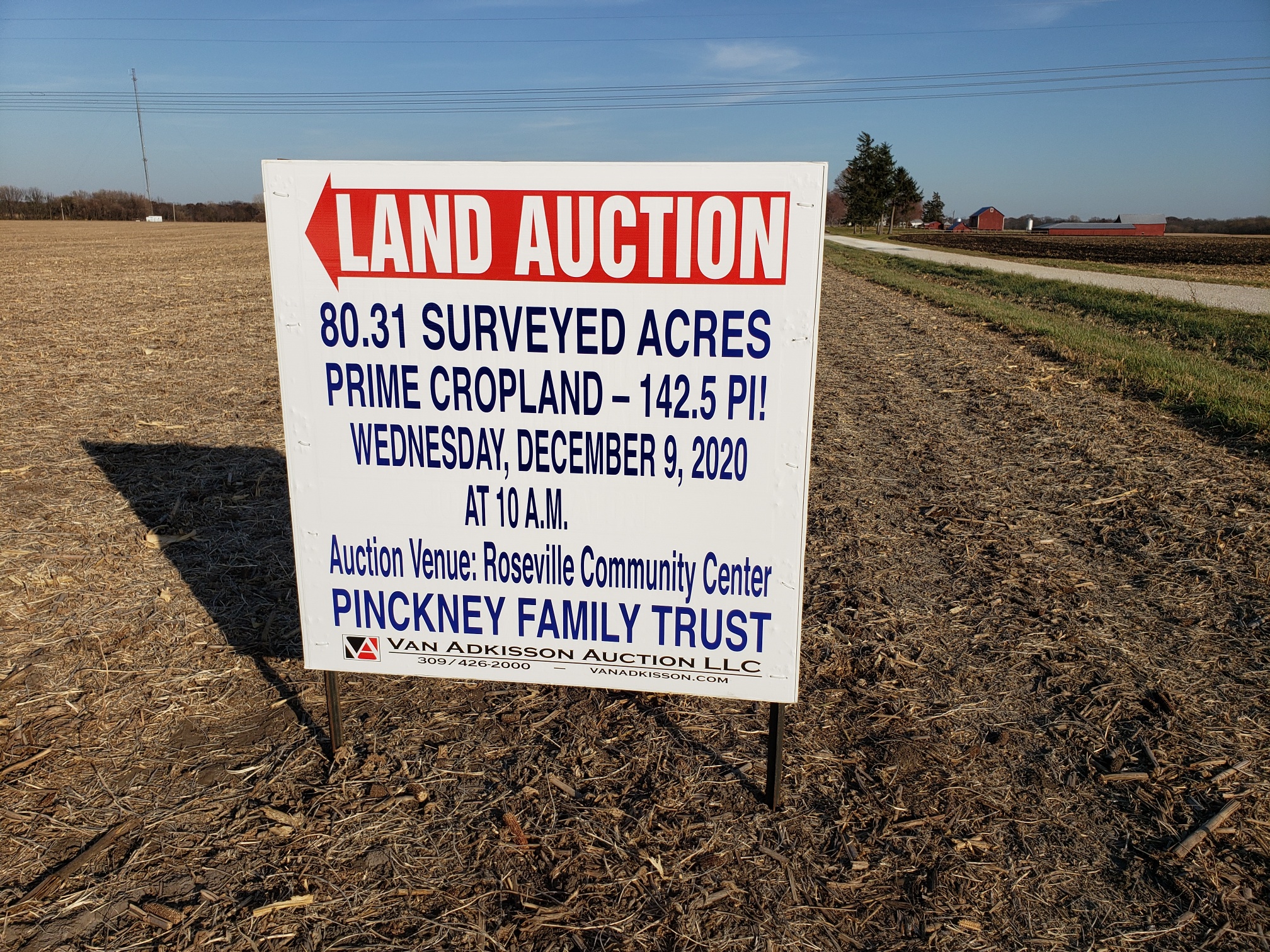 Land Auction - 80.31 Surveyed Acres - Prime Farmland in Galesburg ...