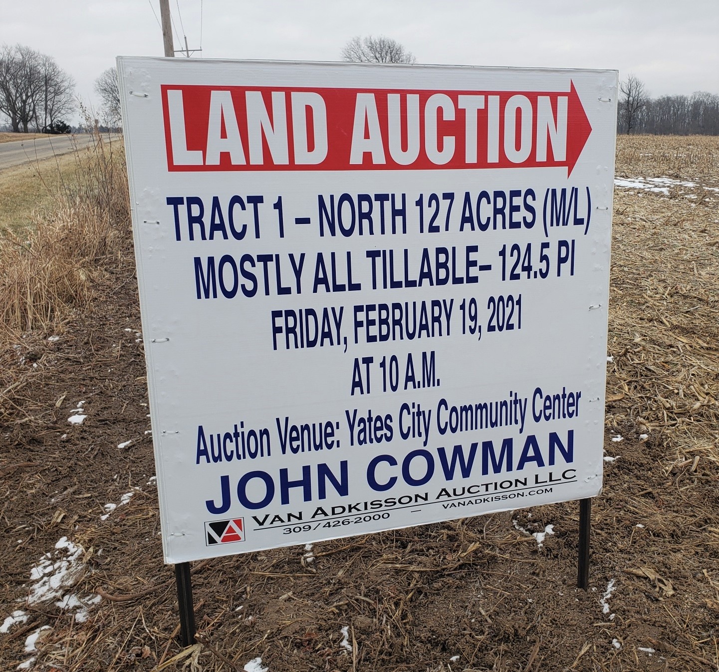 Land Auction - 239.70 Surveyed Acres - 2 Tracts in Knox County, IL ...
